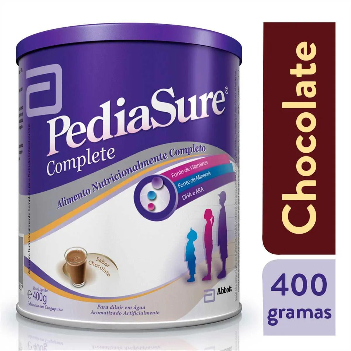Fórmula Infantil Pediasure Complete Sabor Chocolate - 400 g – Pill ...