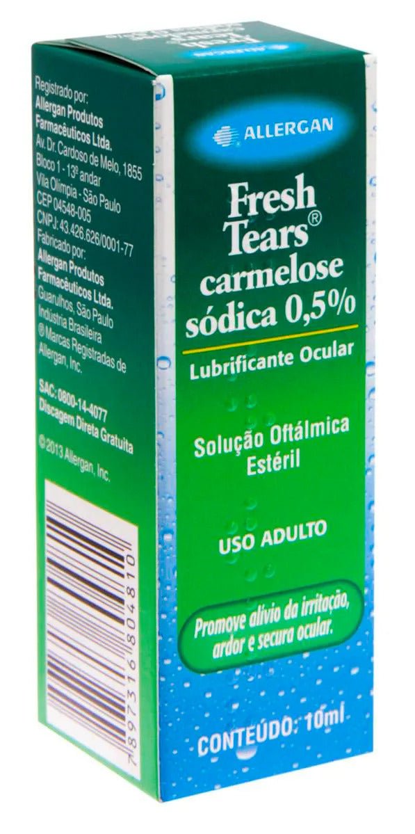 Colírio Fresh Tears 5mg/ml - 10 mL - Líquido – Pill Farmácia Digital