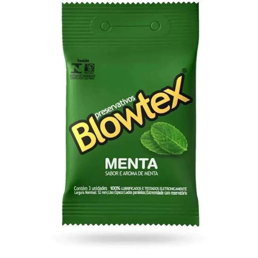 Preservativo Blowtex Menta 3 Unidades – Pill Farmácia Digital