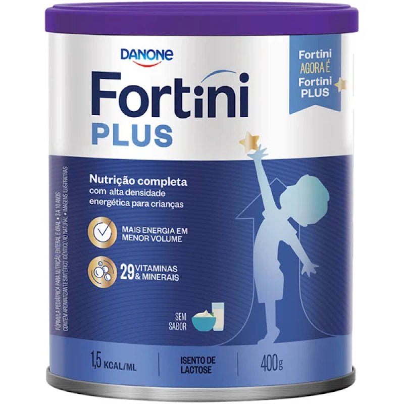 Fórmula Infantil Fortini Plus Sem Sabor - 400 g – Pill Farmácia Digital