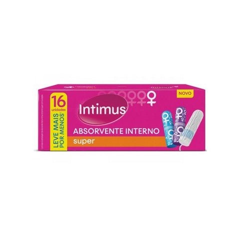 Absorvente Interno Intimus Super Super - 16 Unidades – Pill Farmácia ...